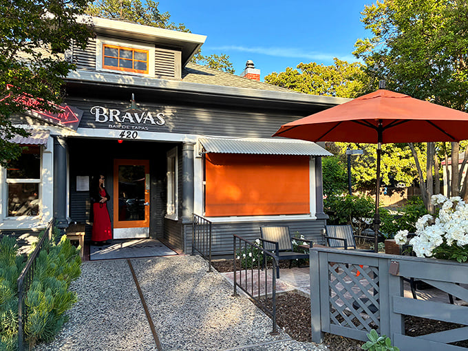 Bravas brings Spain to Sonoma in a craftsman house. The only thing missing is an afternoon siesta after your tapas feast. 