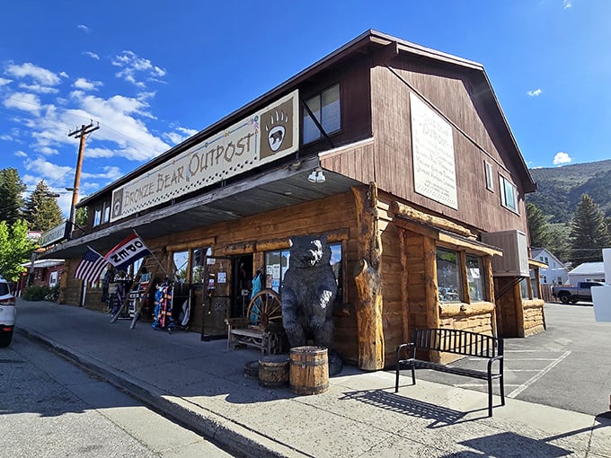 Not your average souvenir shop – the Bronze Bear Outpost offers treasures worthy of your precious trunk space.