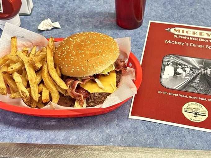 This isn't some pretentious gastropub creation—it's an honest burger that remembers what burgers are supposed to be: deliciously straightforward.