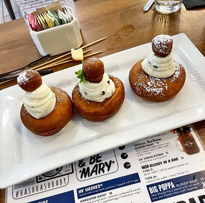 These cannoli donuts aren't just dessert masquerading as breakfast—they're little powdered pillows of joy that make Monday mornings bearable again.