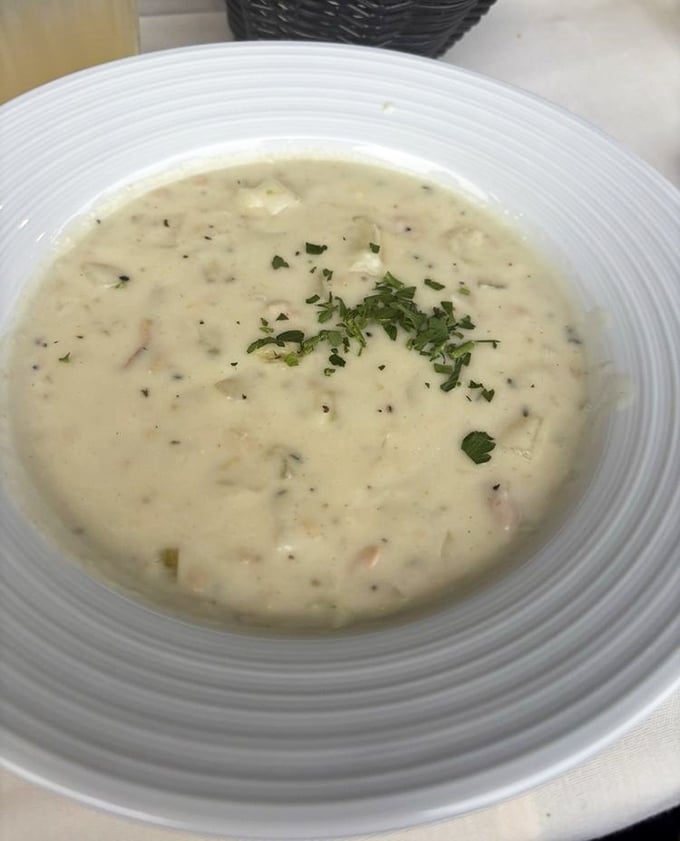 This clam chowder is so creamy and loaded with tender clams, you'll understand why people write love letters to soup.