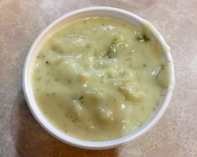 A bowl of New England clam chowder that could make a Bostonian homesick. Creamy, hearty, and loaded with tender clams.