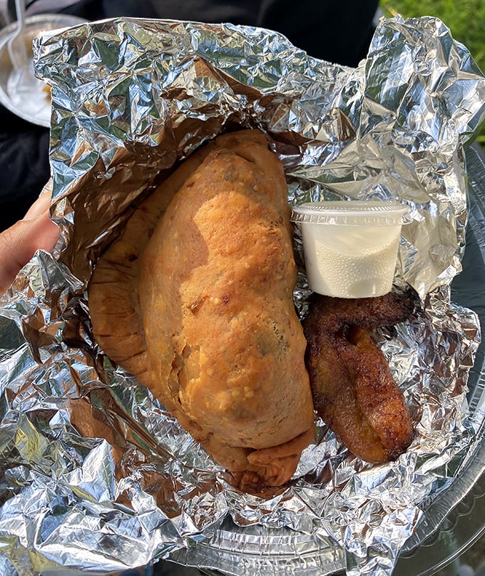 Flaky, golden pastry wrapped around savory filling – this hand pie is the edible equivalent of a warm hug on a cold day.