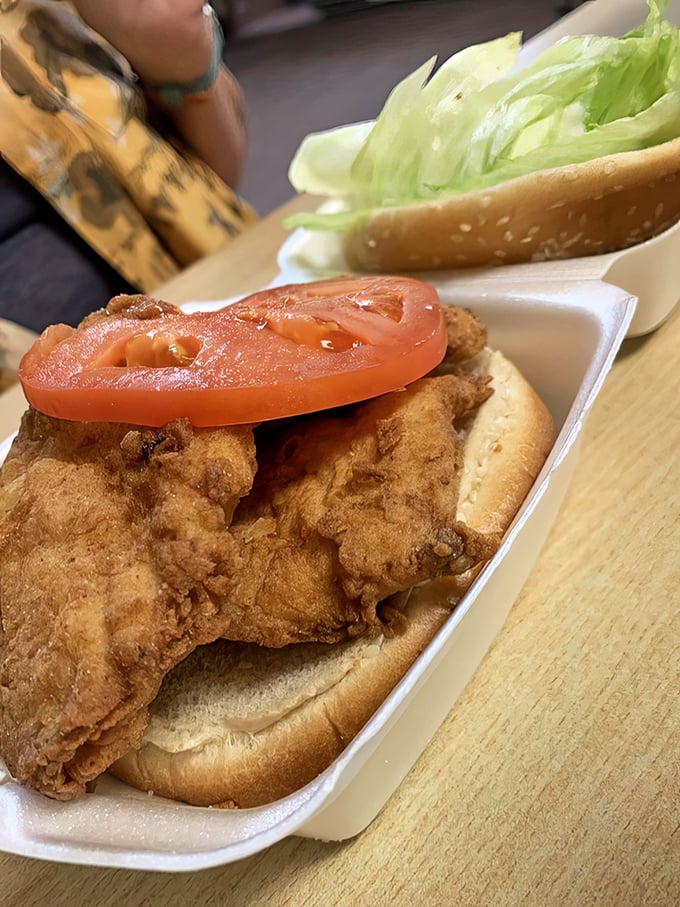 Look at that golden-brown perfection! This sandwich doesn't need Instagram filters—it's already wearing nature's most delicious outfit.