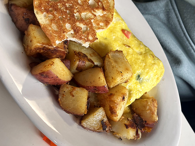 Forget hash browns – these home fries are crispy little nuggets of potato paradise, seasoned with pure magic.