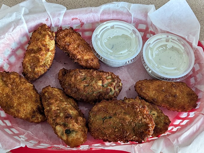 These jalapeño poppers aren't your average bar food. Crispy, creamy, spicy—the holy trinity of appetizer perfection.