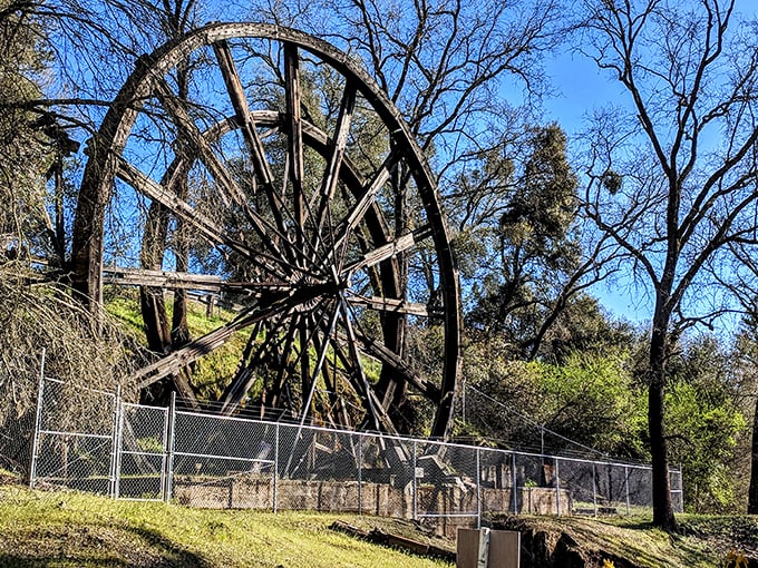 The massive Kennedy Mine tailing wheel—engineering ingenuity from an era when problem-solving didn't involve asking Siri for help.