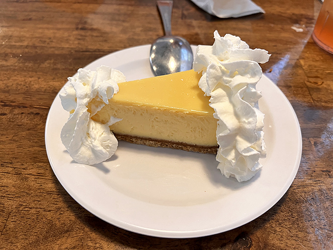 Key lime pie that strikes that perfect balance between tart and sweet – like Florida sunshine in dessert form, with clouds of whipped cream for good measure.