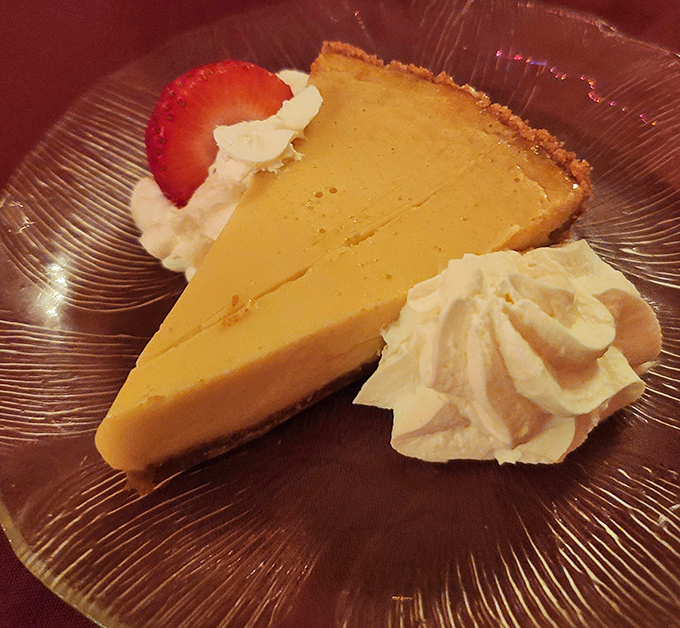 Key lime pie that strikes that perfect balance between tart and sweet—the dessert equivalent of finding a parking spot right in front.