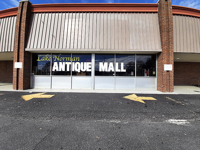 Lake Norman Antique Mall doesn't just sell memories – it warehouses them in a no-frills building where nostalgia comes without the premium price tag.