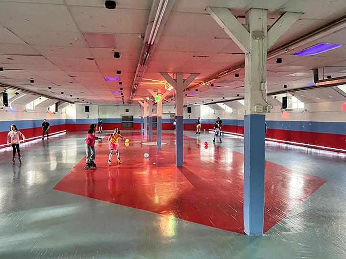 The roller rink lives! This technicolor time machine proves some joys—like wobbly knees and disco lights—never go out of style.