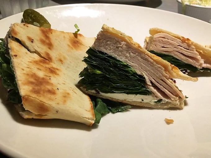 Not all heroes wear capes – some come pressed between grilled flatbread with spinach and thinly sliced turkey, ready to save your lunch hour.