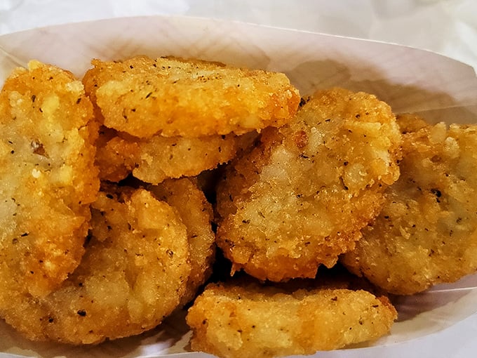 Golden-brown potato pancakes that would make your grandmother weep with joy. Crispy edges, tender centers—the perfect sidekick to any main attraction.