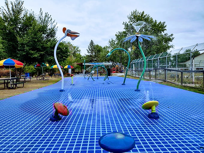 The Riverside Discovery Center's splash pad proves affordable fun doesn't need to make a big splash in your monthly budget.