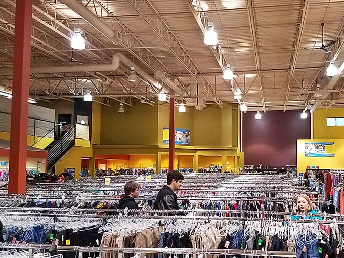 Serious thrifters know the drill: scan quickly, move efficiently, and never underestimate the power of peripheral vision to spot hidden gems.