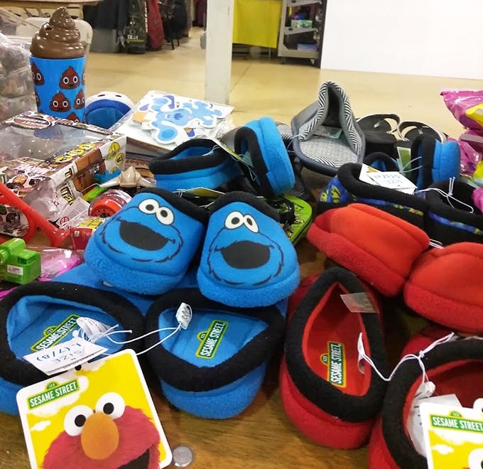 Cookie Monster and Elmo slippers bring childhood nostalgia to adult feet. Even grown-ups need a touch of Sesame Street sometimes!