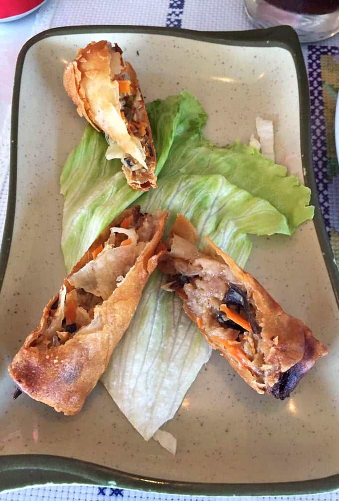 Spring rolls with the perfect shatter factor – that magical moment when the crispy exterior gives way to savory treasures within.