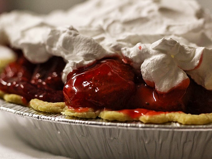 Not all heroes wear capes—some wear meringue. This strawberry pie could make even the most dedicated dieter weak in the knees.