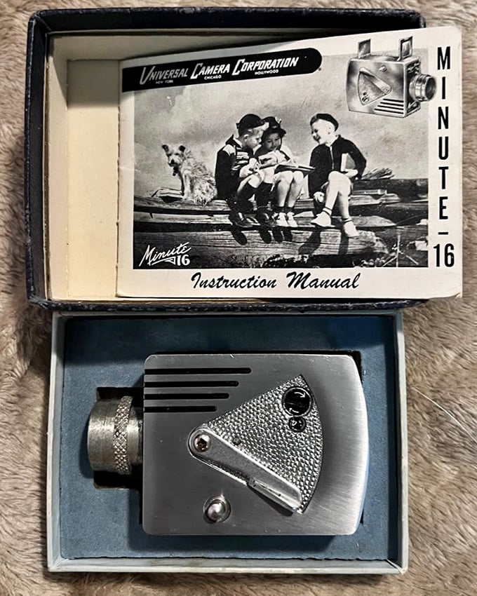 A Minute 16 camera from another era – when film was precious and every shot mattered. Someone's memories now await yours.