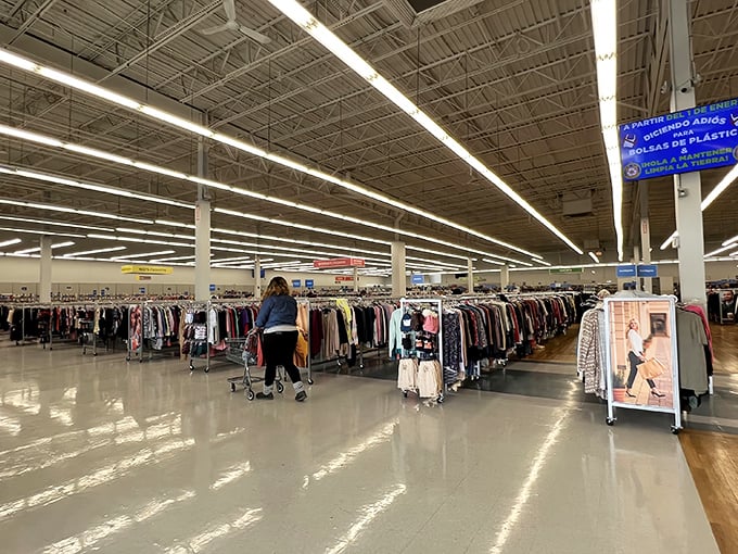 The expansive layout makes browsing a pleasure, with wide aisles that invite exploration rather than claustrophobia.