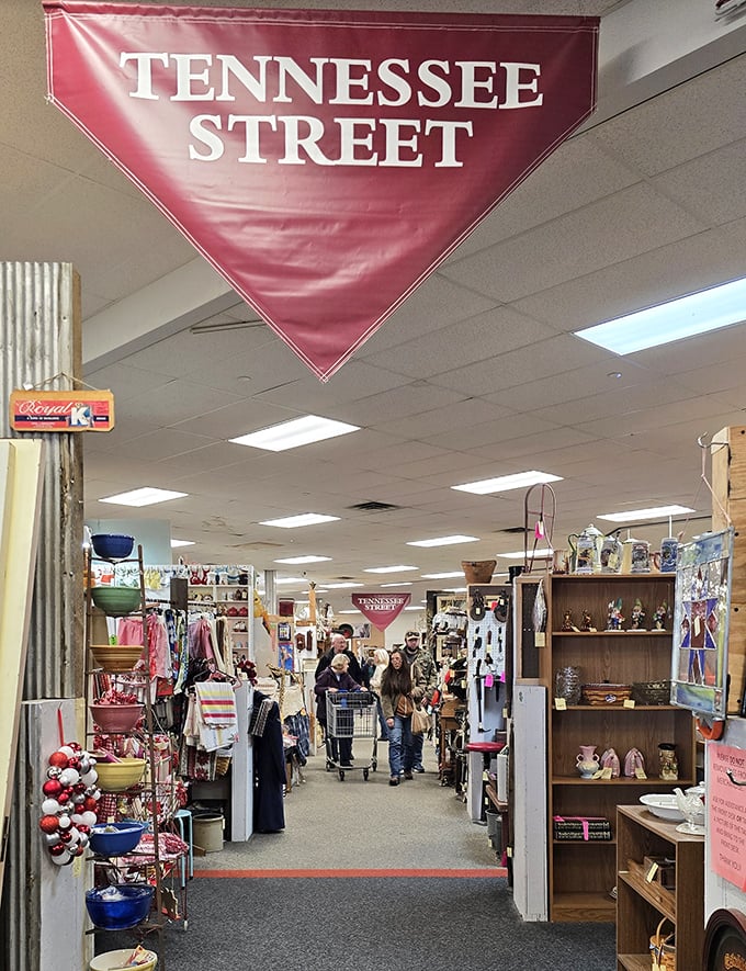 Tennessee Street—where the state names are big, the aisles are inviting, and the treasures are waiting to be discovered.