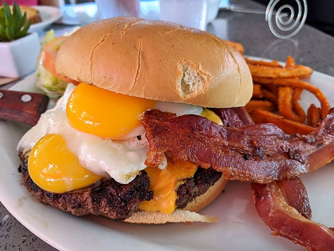 Some call it a burger, others call it breakfast—I call it the reason elastic waistbands were invented.