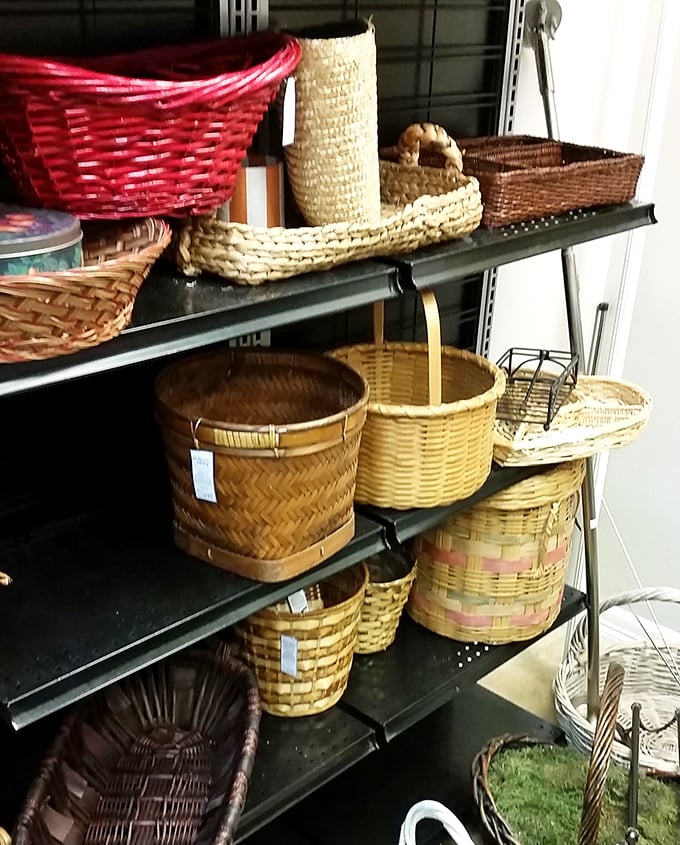 Basket bonanza! From picnic-ready to storage-savvy, these woven wonders prove one person's castoff is another's organizational solution.