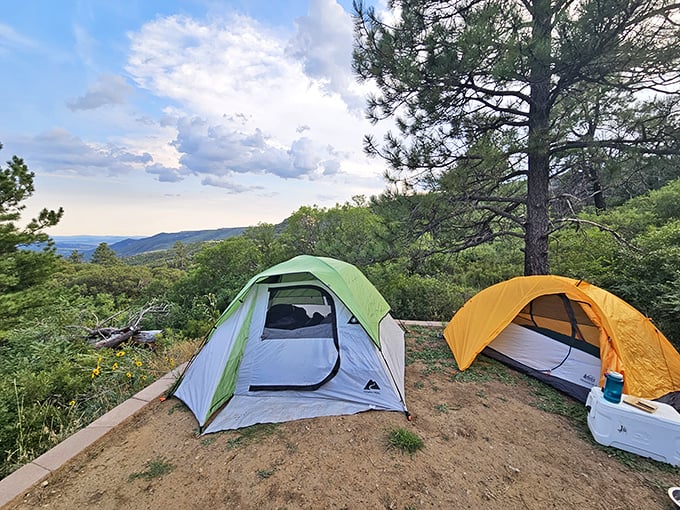 Camping with a million-dollar view that doesn't cost a million dollars. These tents have better scenery than most five-star hotels.