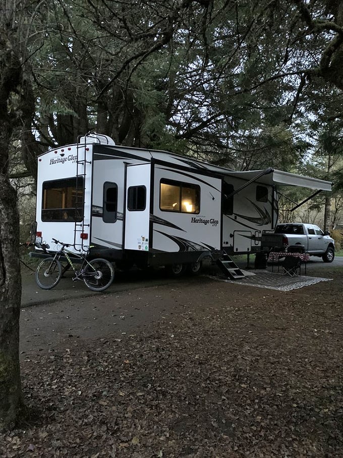 Glamping goes next level at Silver Falls, where your RV becomes a five-star hotel room with America's most spectacular backyard.