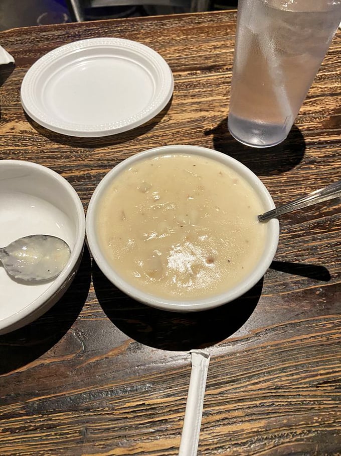 The holy grail of New England cuisine: clam chowder so perfectly balanced it could bring peace to warring nations—or at least to dinner tables.