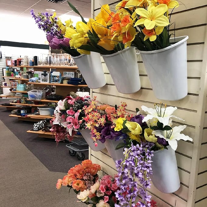A garden that never needs watering—these artificial blooms bring perpetual spring to any room without triggering a single sneeze.