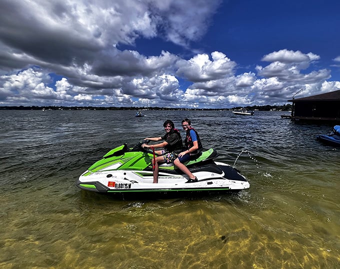 Water recreation that doesn't involve chlorine or waiting in line – just sunshine, clear water, and the occasional fish photobomb.