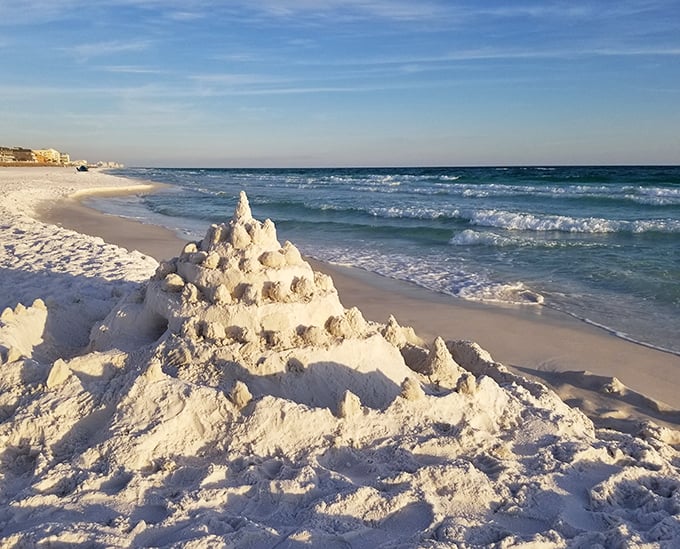 Amateur architecture at its finest. Every great sandcastle begins with the same thought: "I could totally live here if it doesn't rain."