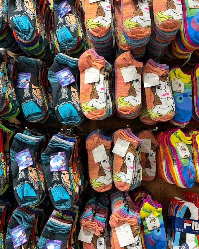 From unicorns to classic cartoons, these colorful socks bring joy to your feet without emptying your wallet completely.