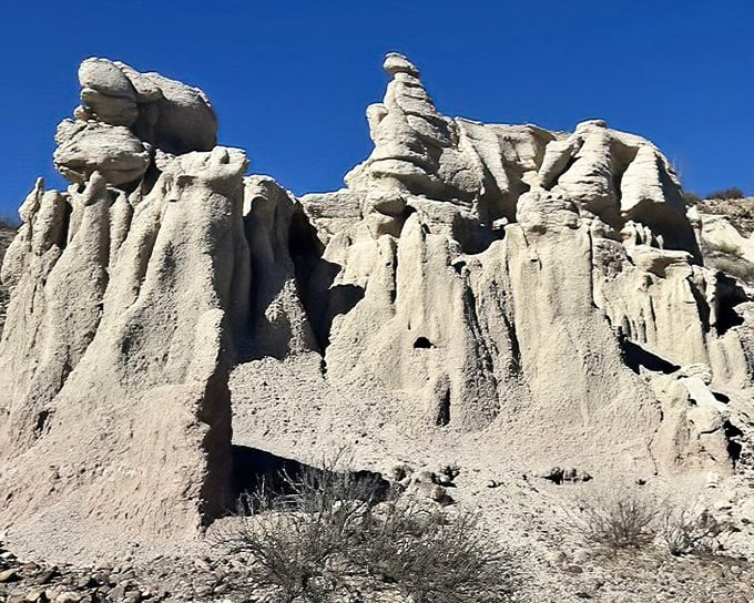 These hoodoos look like nature's attempt at modern sculpture—if Gaudi had worked with limestone and had a few million years to spare.