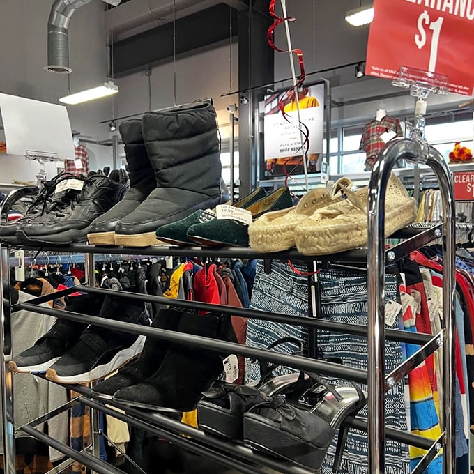 Dollar signs that won't make you wince! The clearance section—where patience meets payoff in spectacular fashion.