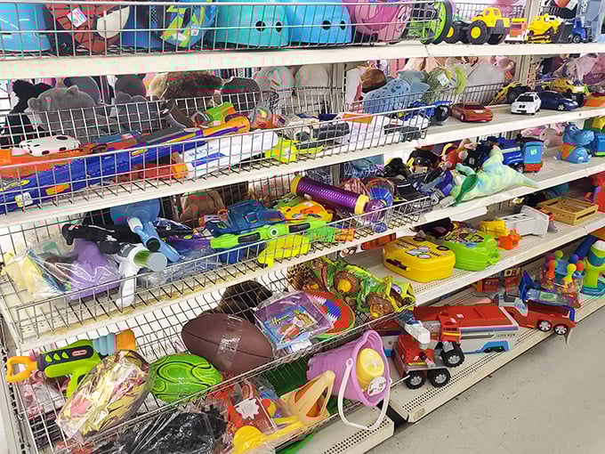 The toy aisle where childhood memories come flooding back, minus the original price tags that made parents cringe.