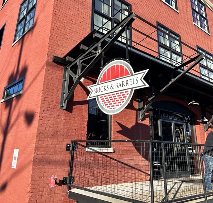 Bricks & Barrels' historic facade is like time travel with a side of steak. Those red bricks have stories to tell—most involving delicious meals.