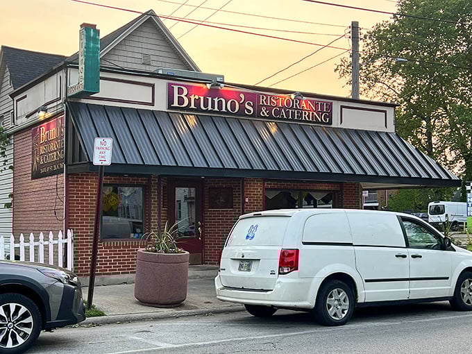 Bruno's modest storefront proves the old adage: never judge an Italian restaurant by its awning.