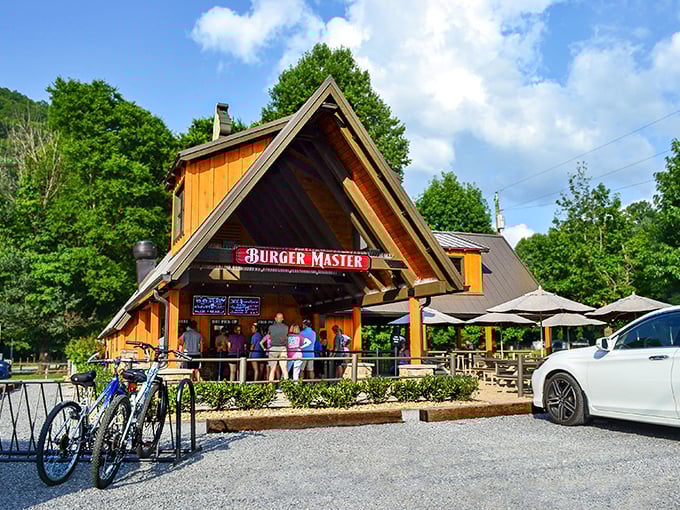 This mountain cabin serves burgers so good, even the Smoky Mountains stop to take notice.