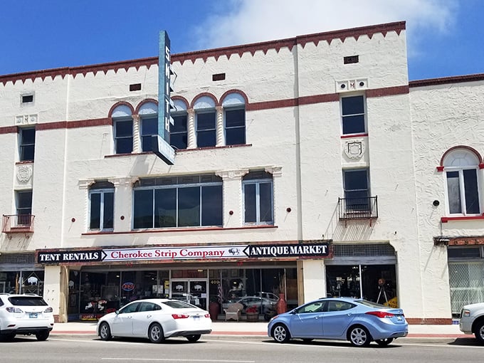 This stately downtown building proves that the best antique shops have character that matches their inventory.