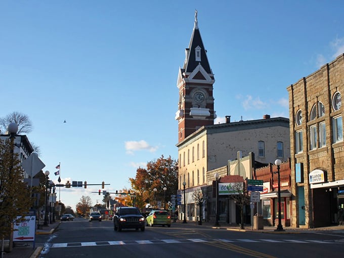 Clarion's downtown buildings tell stories of the past while housing modern businesses. History with a side of practicality!