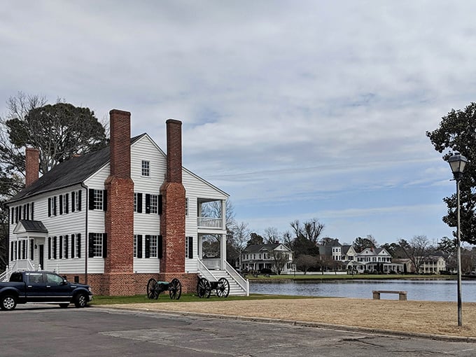 Step into America's colonial past where history whispers from every brick and weathered board along the waterfront.