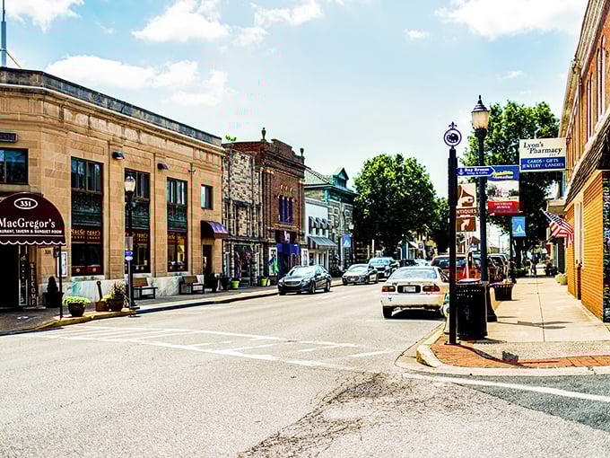 Brick sidewalks and classic storefronts invite you to slow down and discover the treasures hiding in this charming downtown.