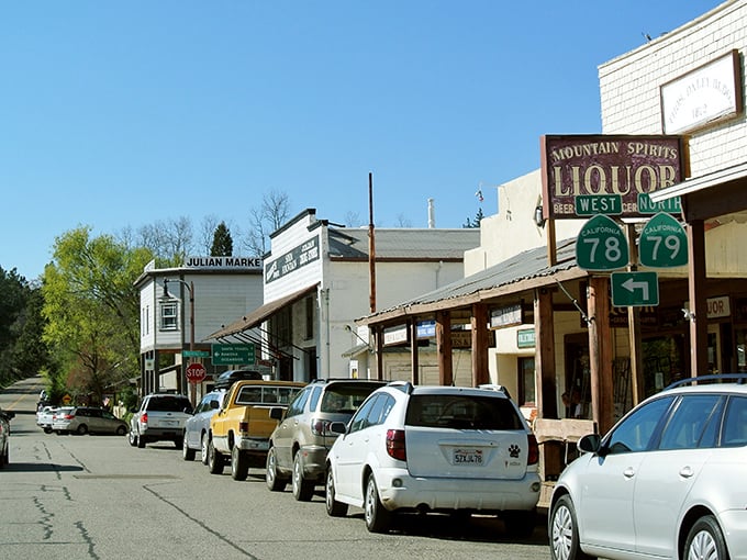 Julian's main drag looks like the Wild West decided to settle down and open some charming little shops.