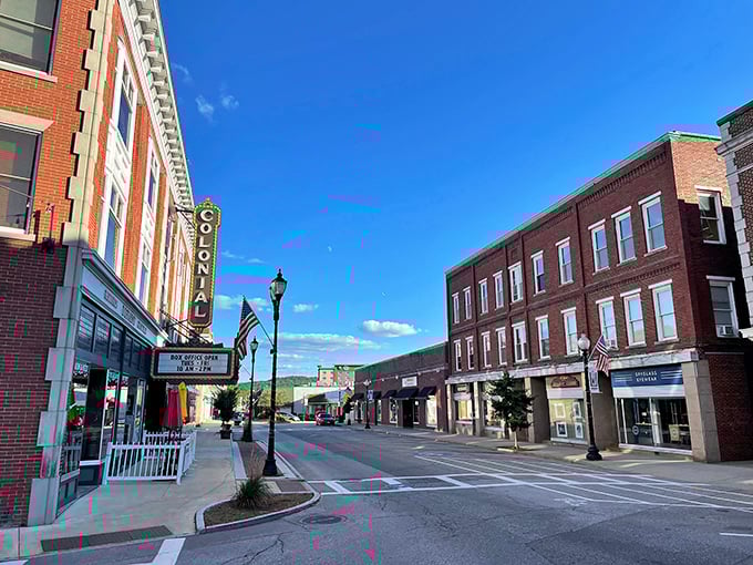 Laconia's historic downtown buildings house local shops and eateries where prices haven't caught up with the 21st century.