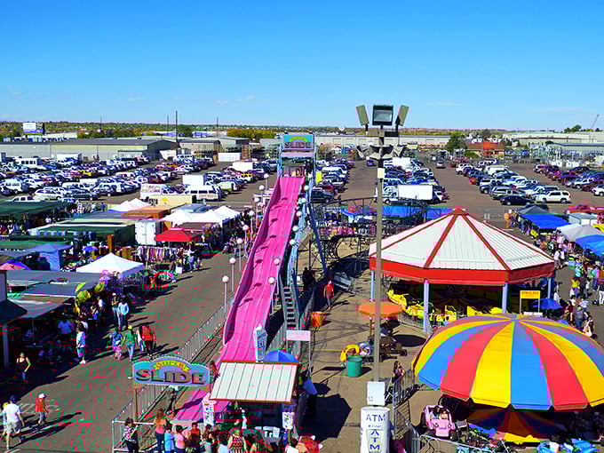 When the carnival meets the flea market, magic happens under Colorado's endless blue sky above.