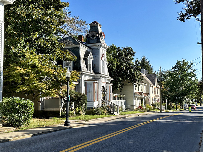 Milton's Victorian beauties make every walk feel like stepping into a Norman Rockwell painting come alive.