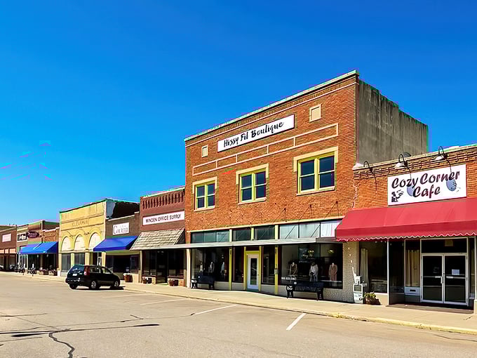 Minden's quaint downtown looks like it was plucked straight from a Hallmark movie set—minus the predictable plot twists.