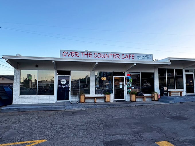 Over the Counter Café keeps it simple on the outside, letting their legendary breakfast do all the talking.
